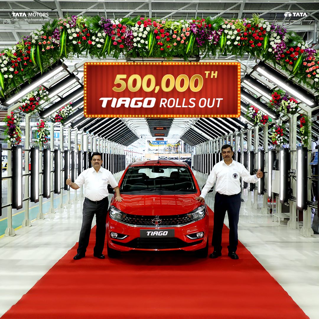 Tata Tiago Hits The Remarkable Sales Milestone Of 5 Lakh Units Motoarc Latest Car And Bike